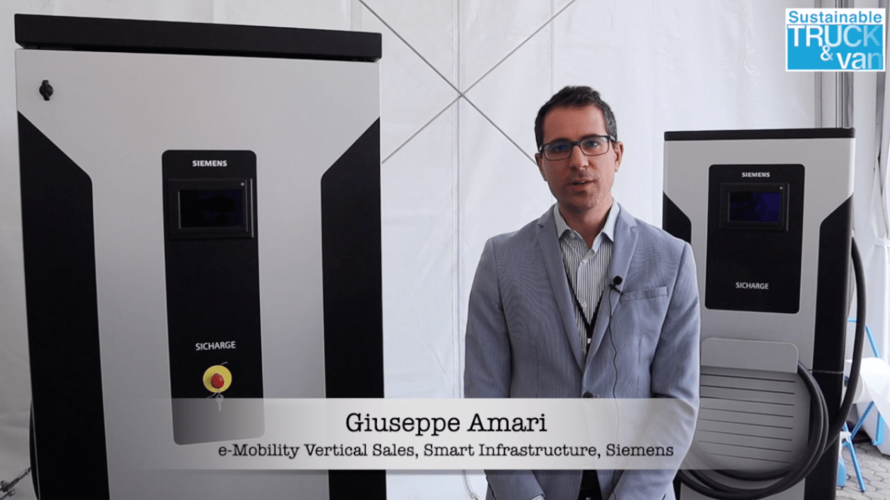 Siemens SICHARGE UC charging center. Interview with Giuseppe Amari