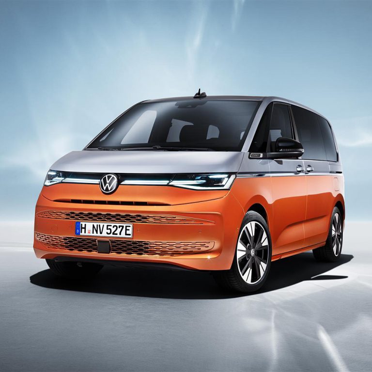 The new Volkswagen Multivan T7 has a plug-in hybrid drive system