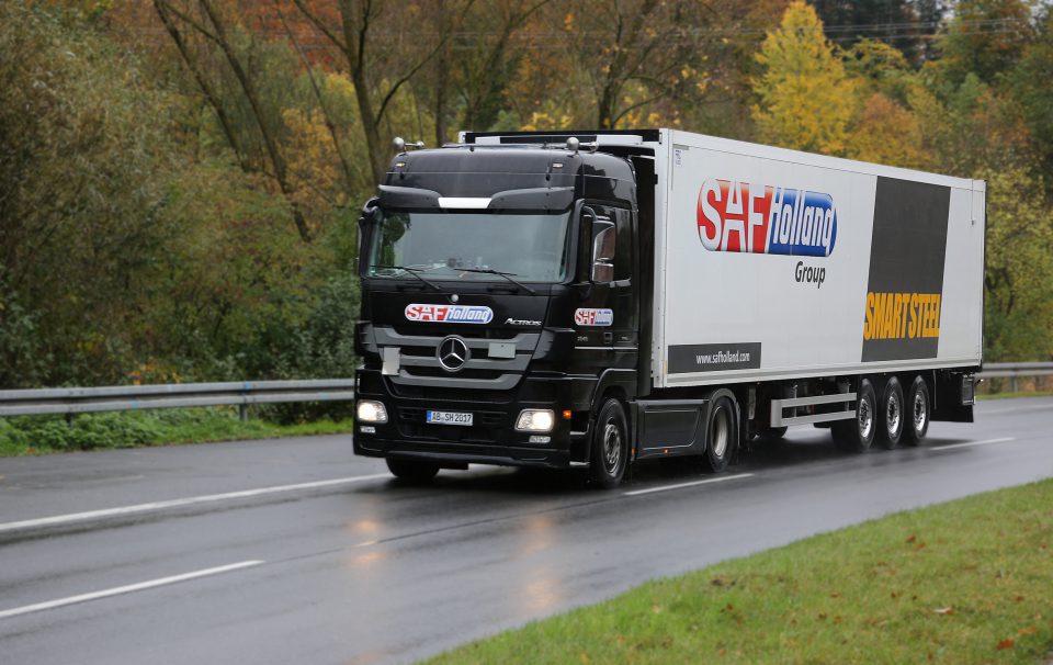 SAF-Holland electric trailer axles undergo (successful) on-road testing
