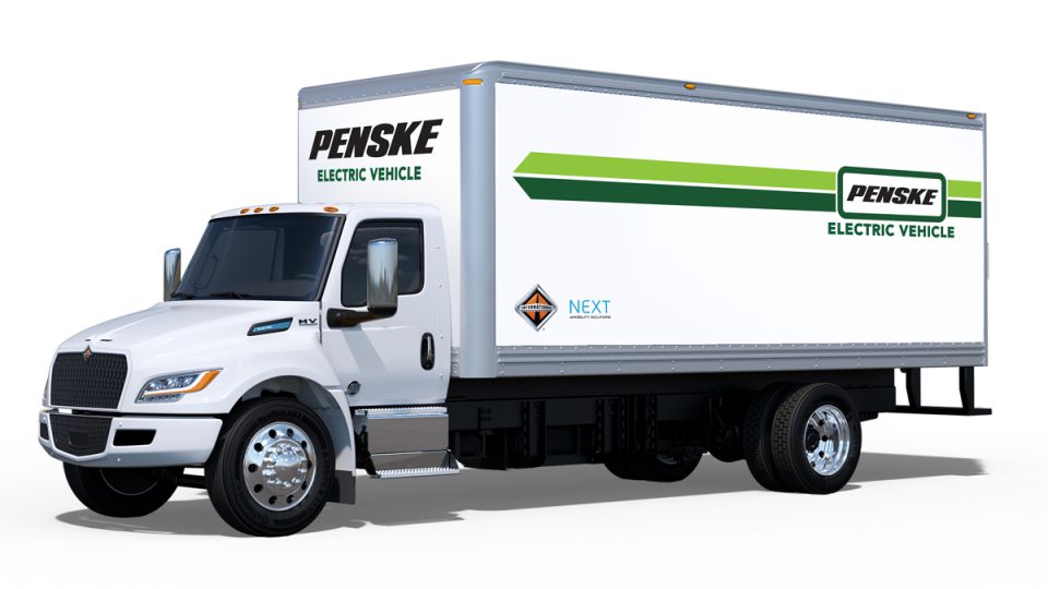 U.S., Penske Truck Leasing goes electric. Thanks to Navistar eMV Series U.S., Penske Truck Leasing goes electric. Thanks to Navistar eMV Series