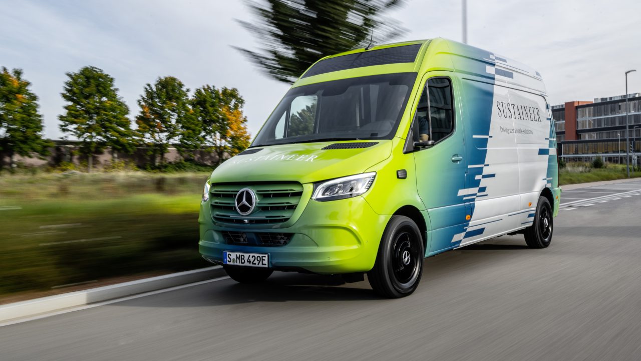 Mercedes-Benz, here's technology demonstrator van Sustaineer for last ...