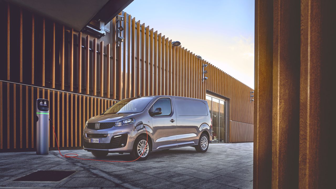 The new Fiat Professional electric Scudo van is now available for ordering