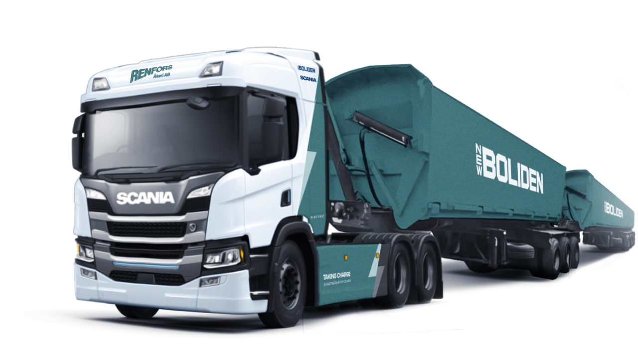 Scania for heavy transport: 74-ton e-truck sold to Swedish mining company