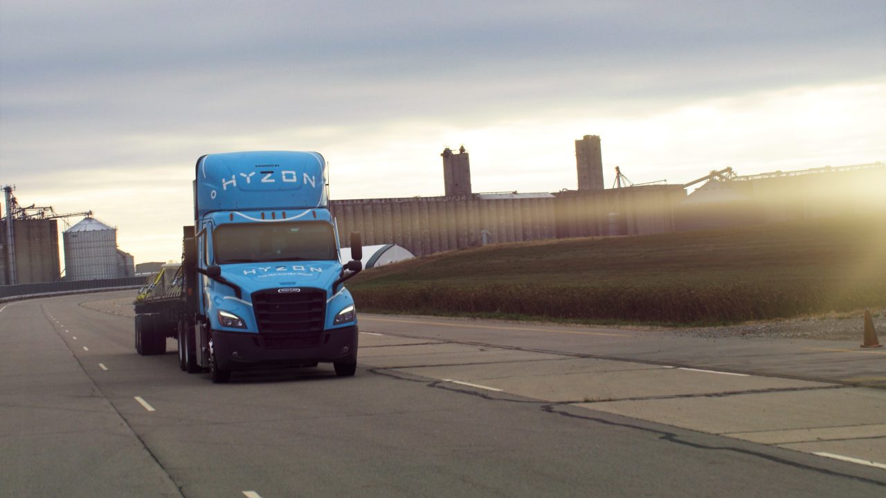 [VIDEO] Hyzon Motors successfully tests liquid hydrogen fuel cell truck ...