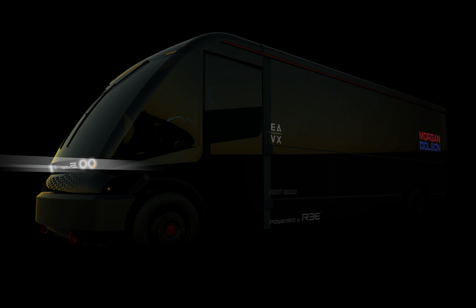 EAVX and REE Automotive's walk-in van prototype is going to the next level