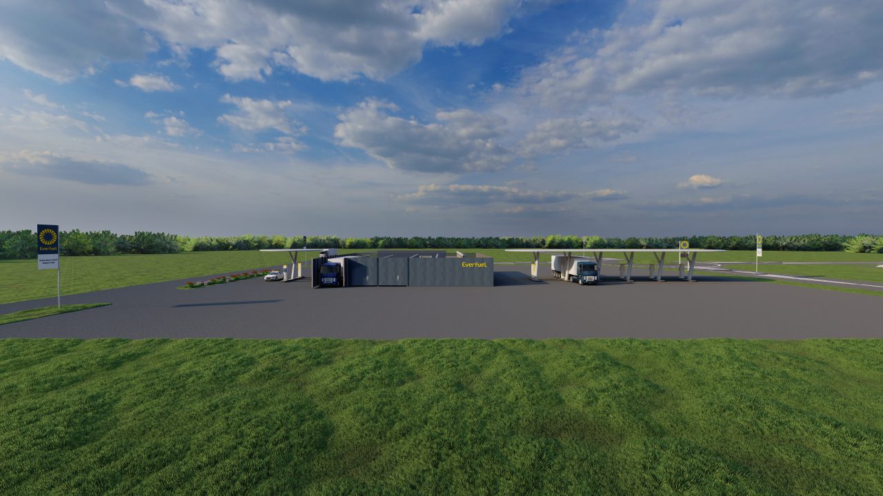 Everfuel will build hydrogen station for heavy-duty mobility in Vordingbord