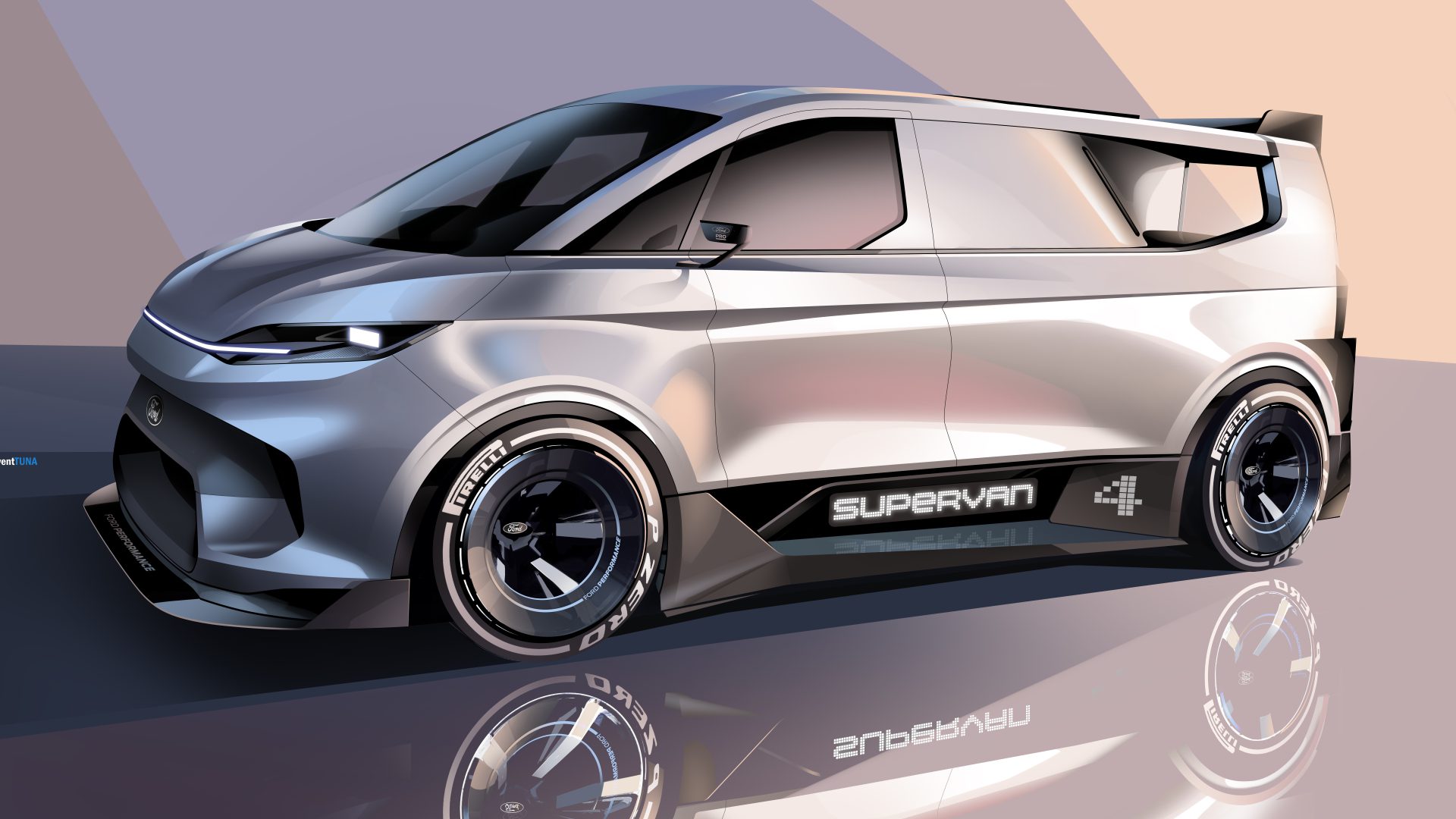 Ford Pro Electric Supervan: the van with sub two-second 0-100 km/h ...