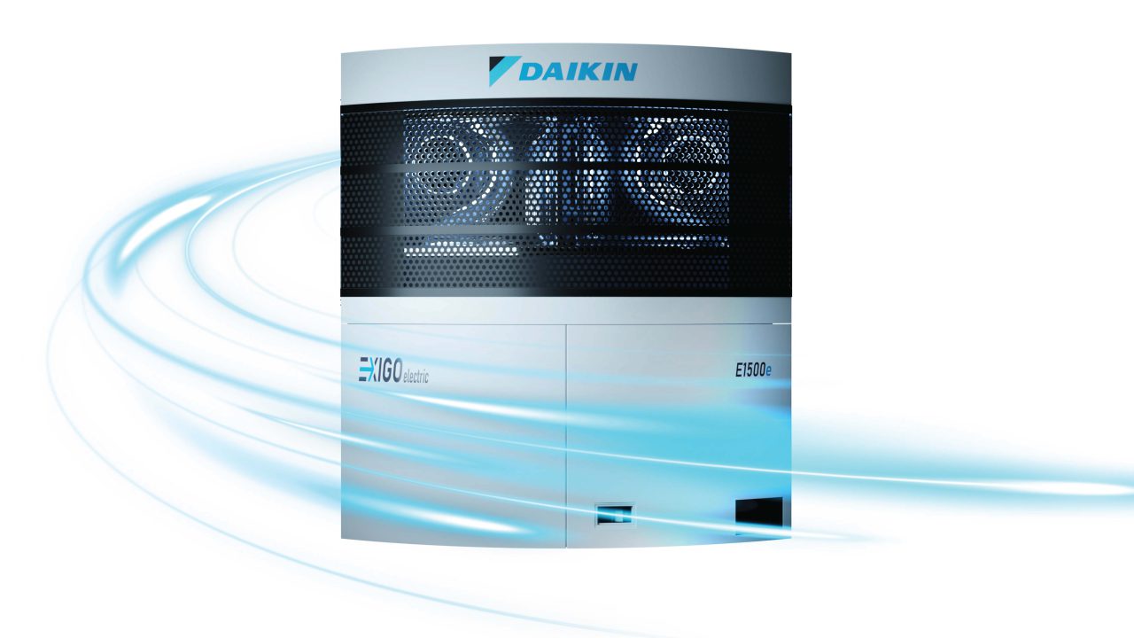 Trailer refrigeration, Daikin to introduce the Exigo Electric 15kW. We ...