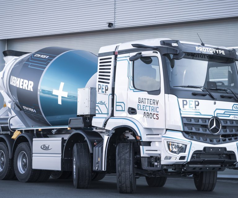 Bauma, Mercedes unveils Arocs BEV construction truck prototype. The project shared with Paul and ...
