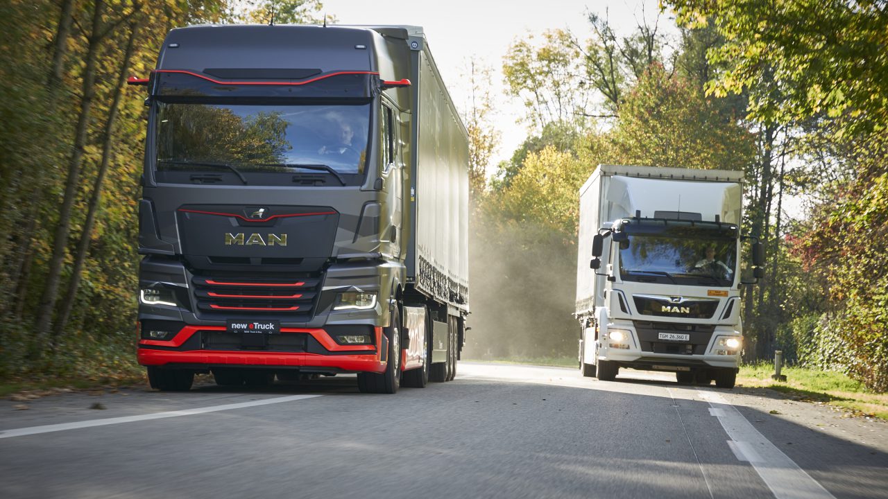 MAN electric long haul truck has made the first public test drives ...