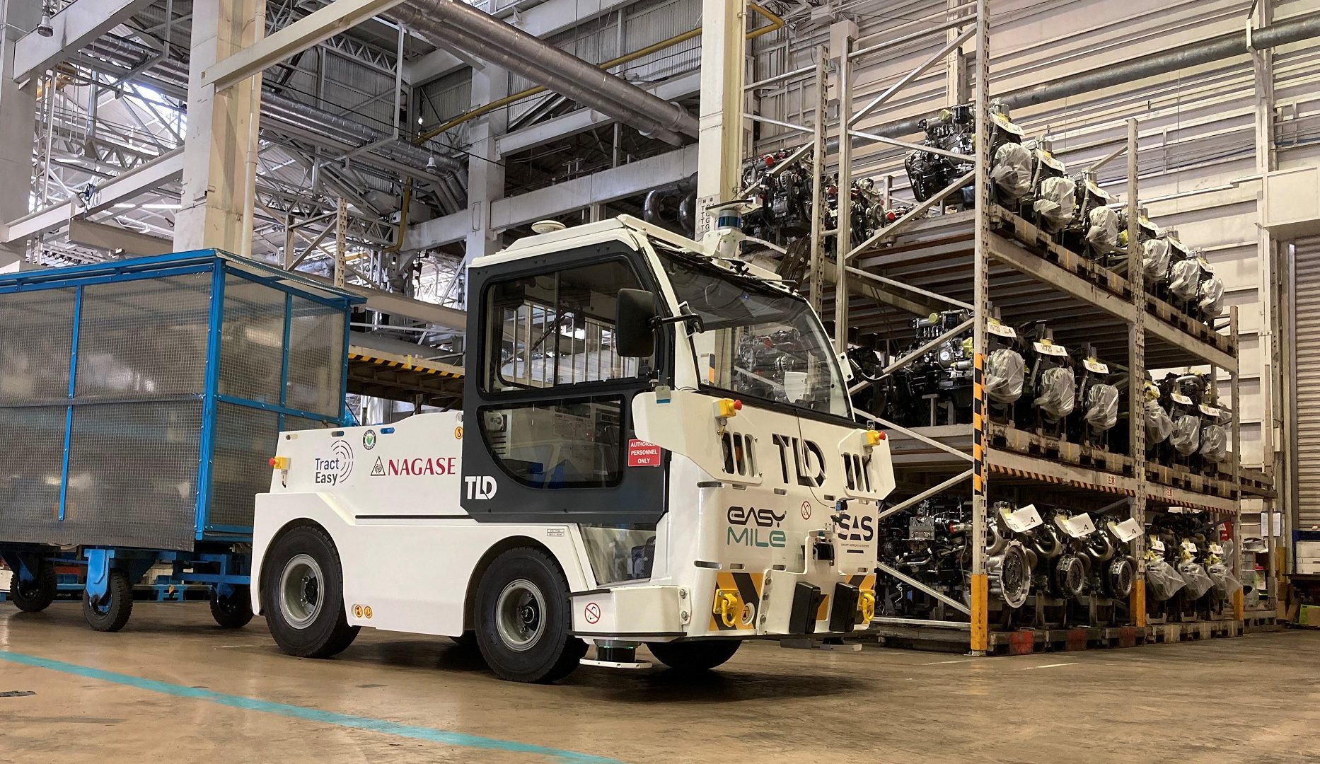 Mitsubishi FUSO trials driverless tow tractor, together with EasyMile ...