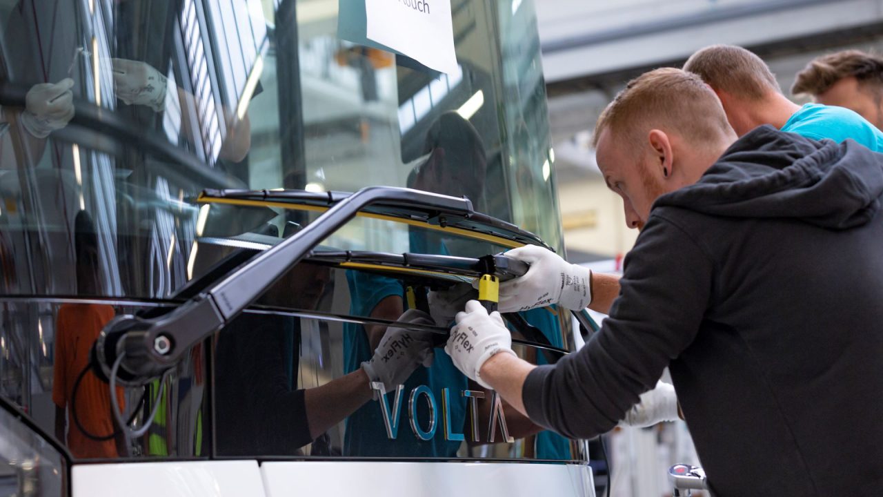 Volta Trucks started series production of its 16-ton Volta Zero e-truck ...
