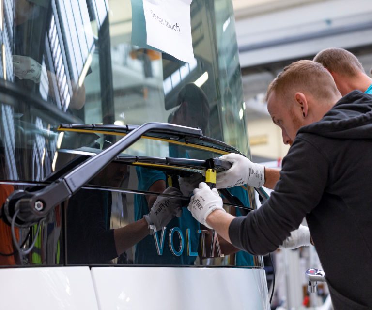 Volta Trucks started series production of its 16-ton Volta Zero e-truck ...