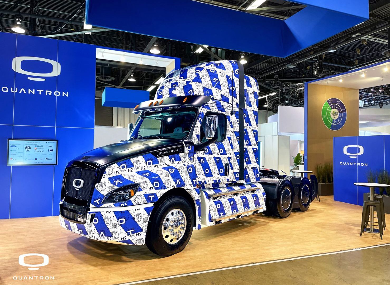 Quantron Class 8 FCEV truck unveiled at ACT Expo
