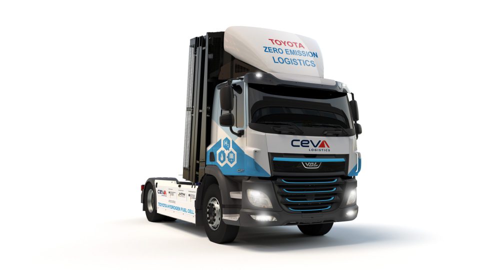 Hydrogen, CEVA Logistics will soon test fuel cell truck provided by Toyota