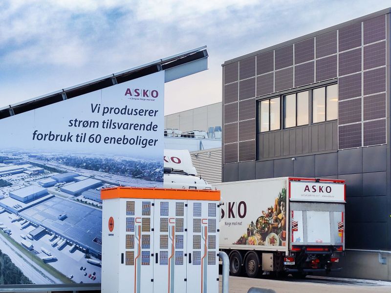 Kempower EV charging stations for Norwegian grocery wholesaler ASKO