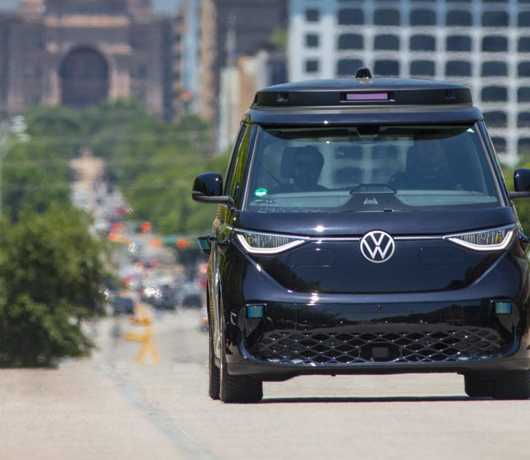 Volkswagen is currently testing the autonomous ID. Buzz electric van in ...