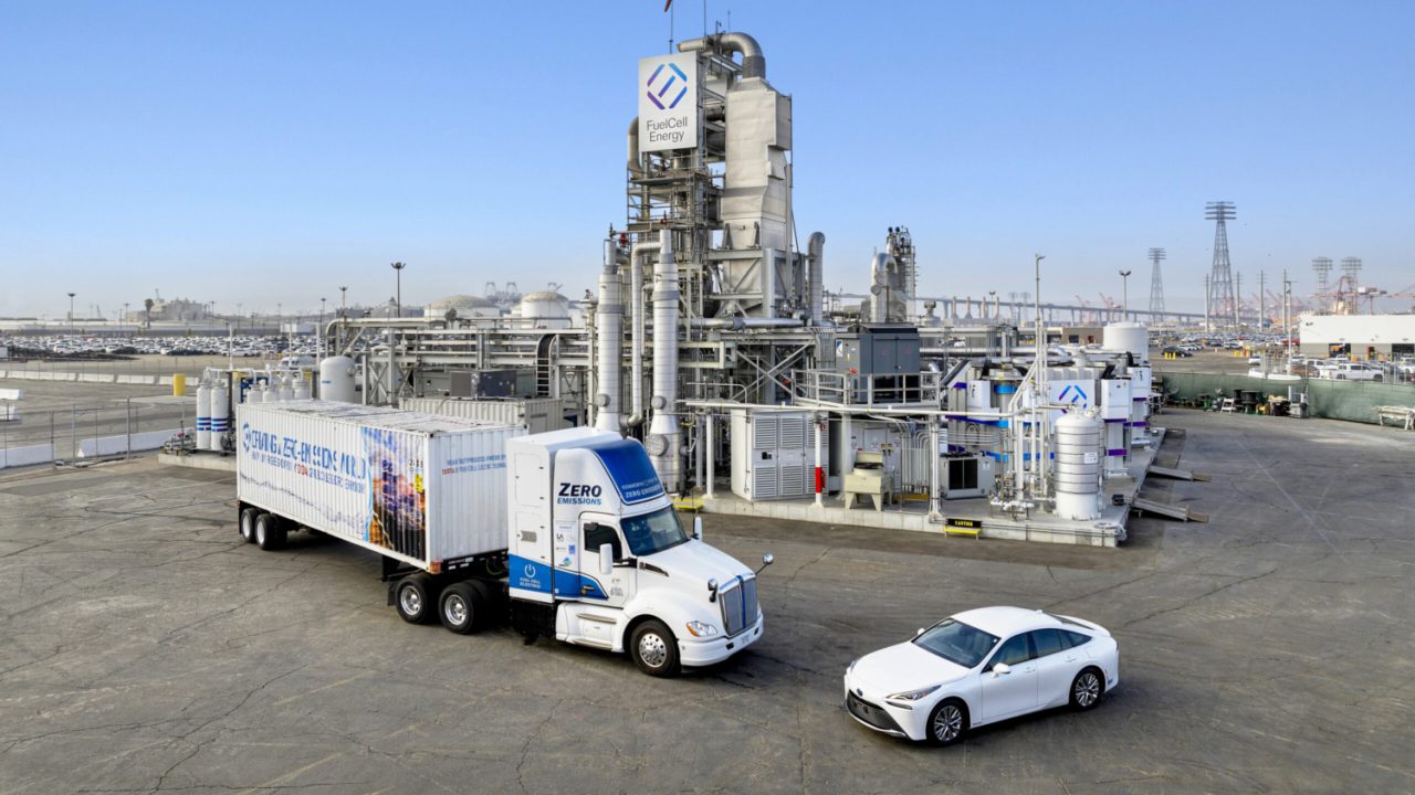 Energy from renewable sources produced on-site in Long Beach. Toyota ...