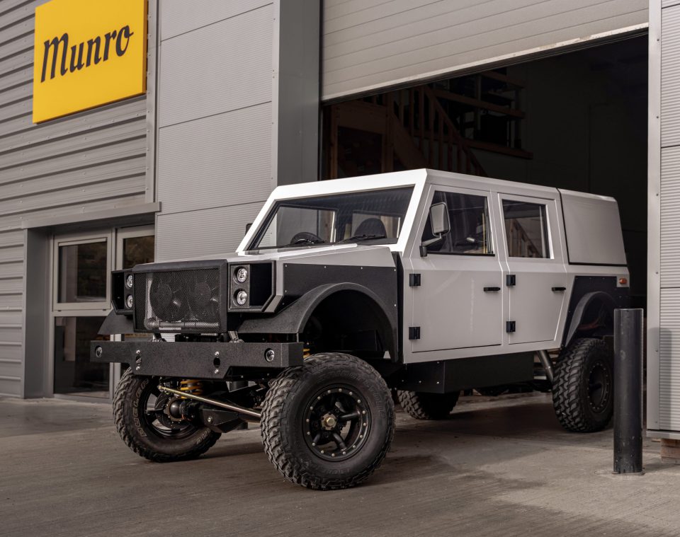 Munro started pre-production of its electric Series-M 4x4 pick up: all ...