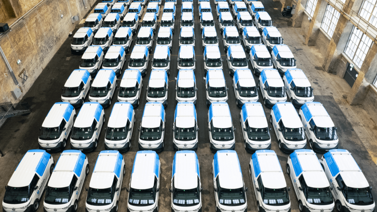 Over 100 Volkswagen ID. Buzz delivered to Swiss company Helion. It's ...