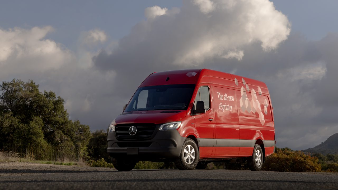 Mercedes managed to record almost +60% on electric van sales in Q1, 2025
