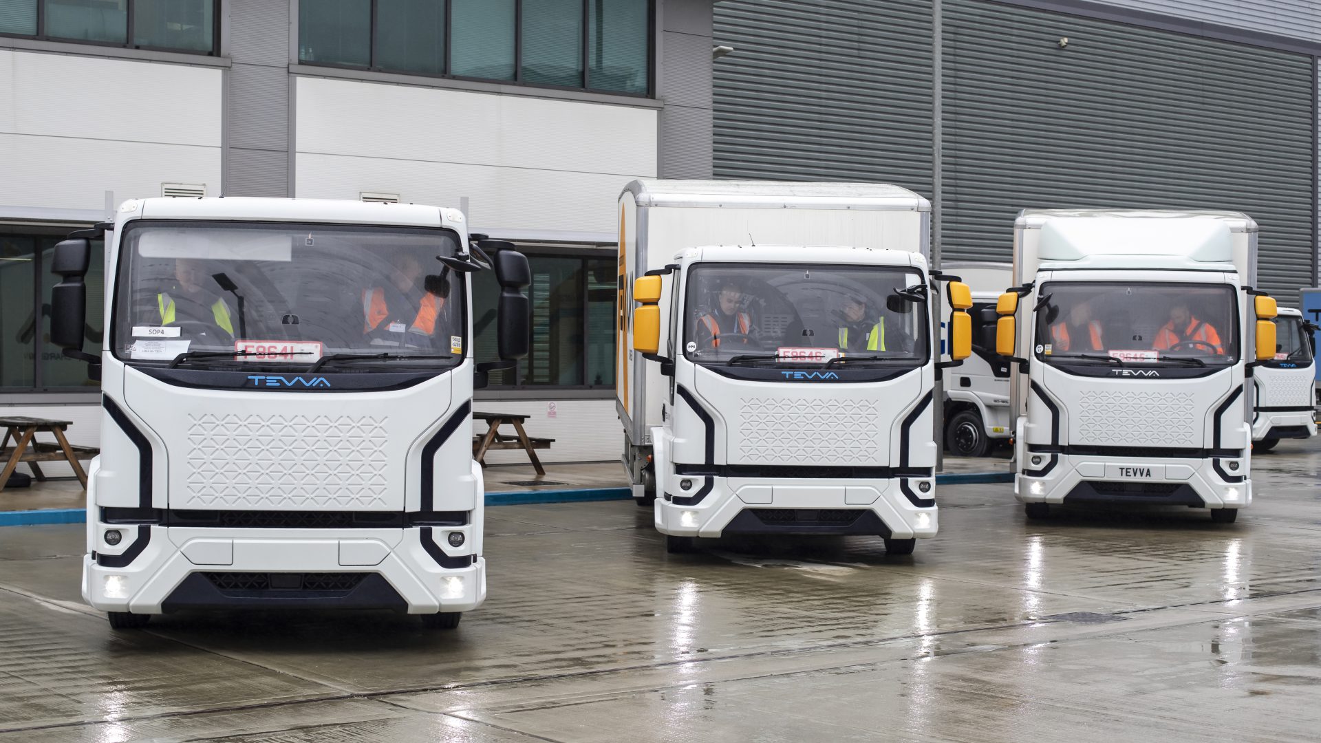 Tevva started test drives of its 7.5 ton electric truck in the UK