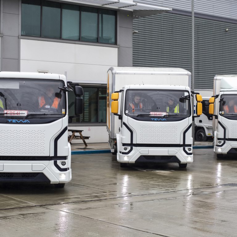 Tevva started test drives of its 7.5 ton electric truck in the UK