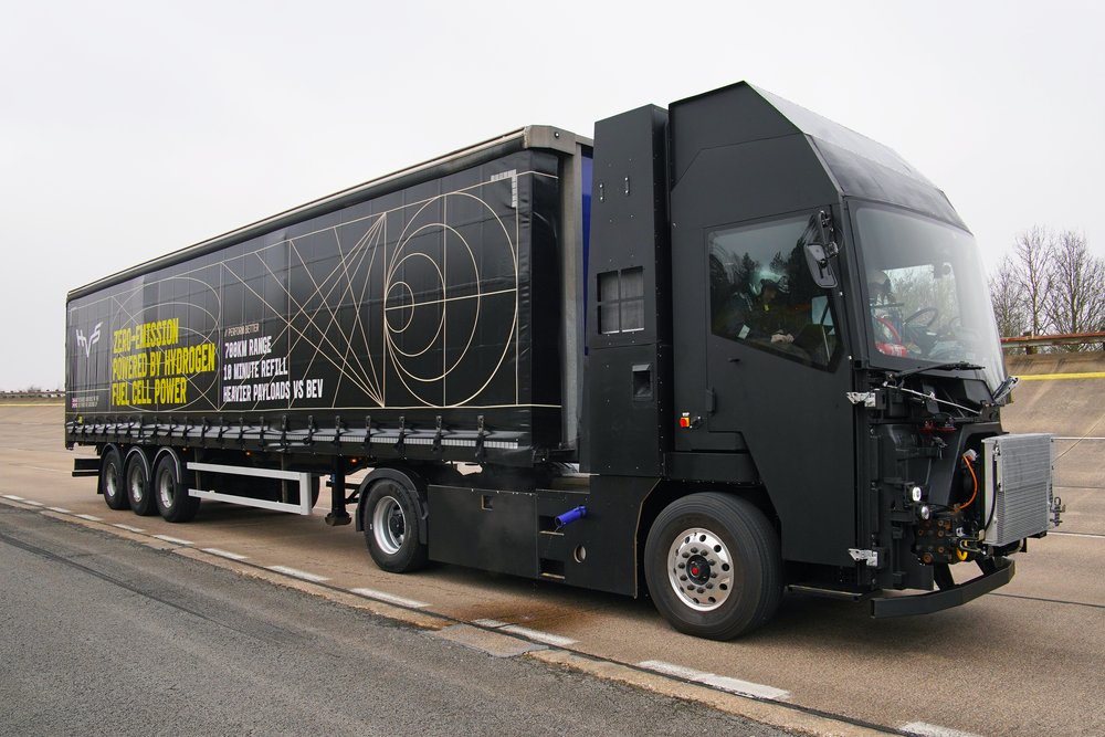 [Video] HVS tests its hydrogen fuel cell truck with a semitrailer