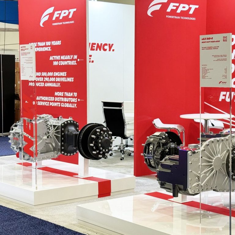 ACT Expo, e-axles and advanced IC engines at FPT Industrial booth