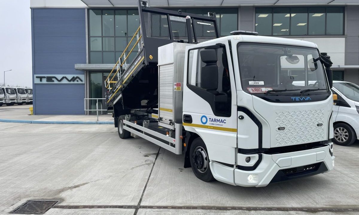 Tevva EV tipper being tested by Tarmac in the UK - Sustainable Truck&Van