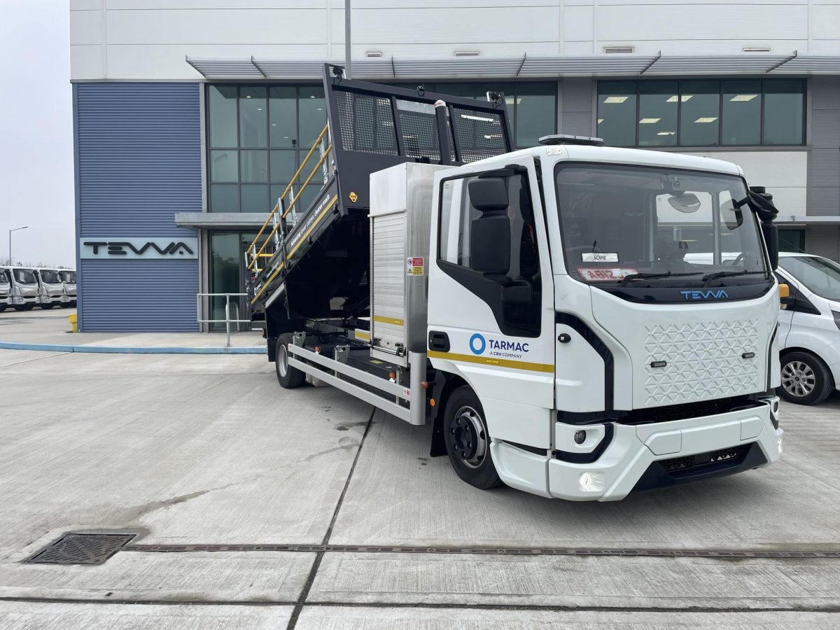 Tevva EV tipper being tested by Tarmac in the UK - Sustainable Truck&Van