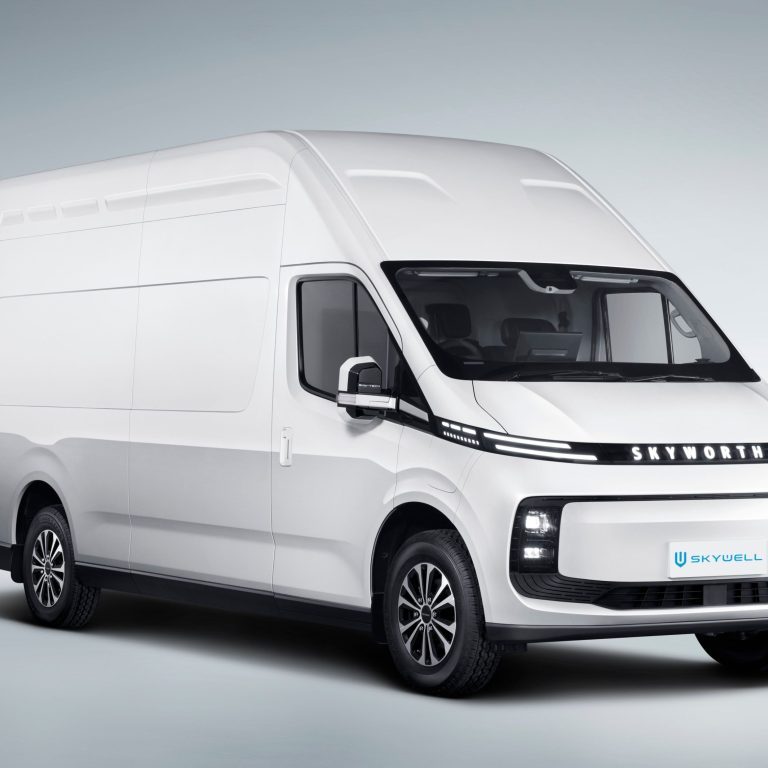 Chinese brand Skywell launched innovative electric large van in Europe