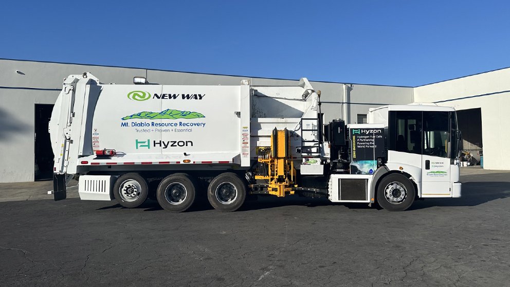 Hydrogen refuse truck, Hyzon announced successful test completion in ...