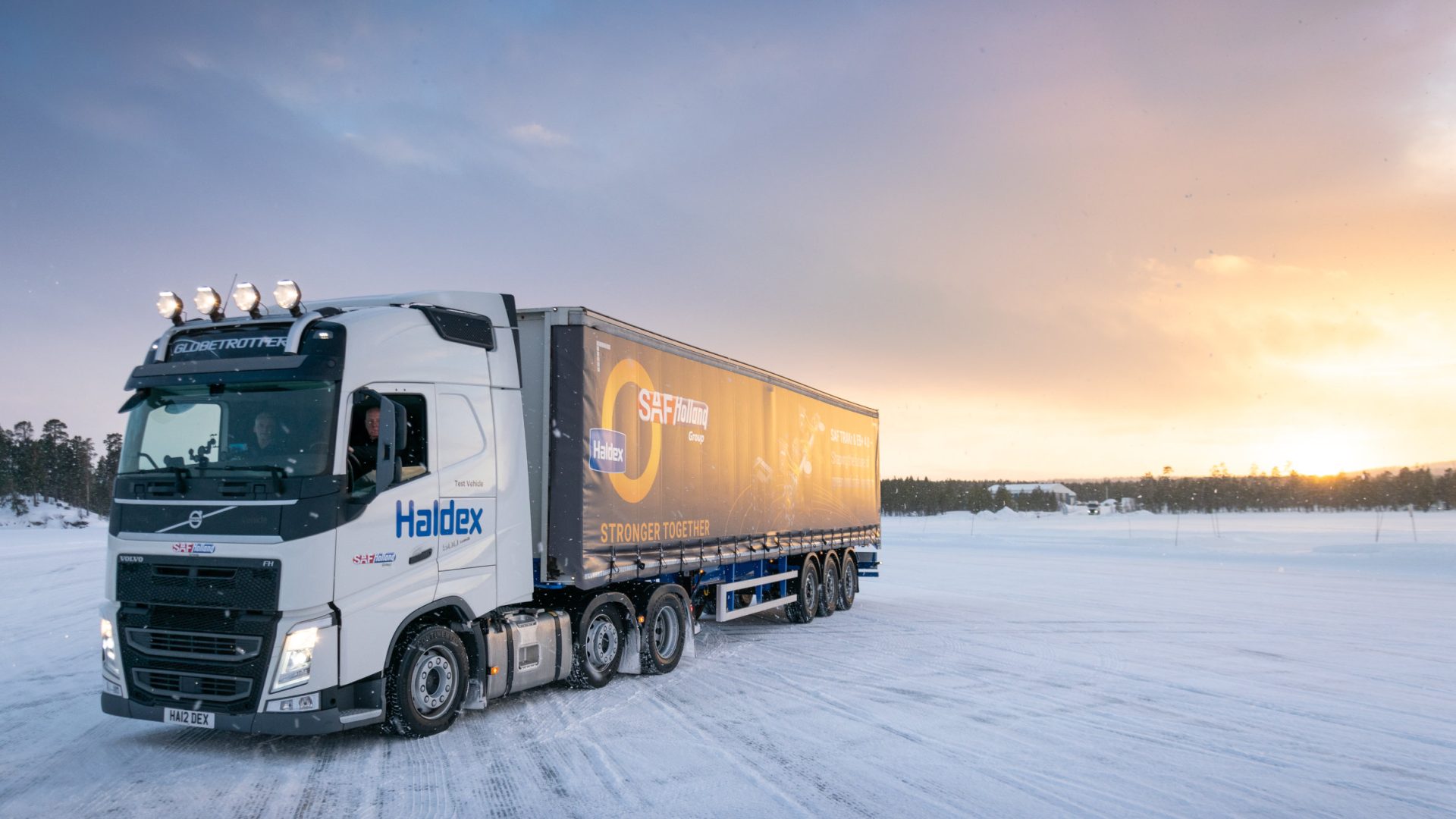SAF-Holland tests axles and safety systems under extremely cold ...