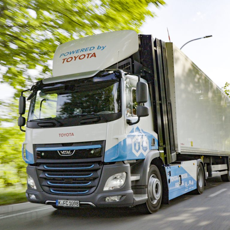 Toyota Motor Europe is testing hydrogen fuel cell trucks for its own ...